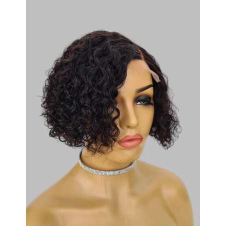 Perruque courte bouclée