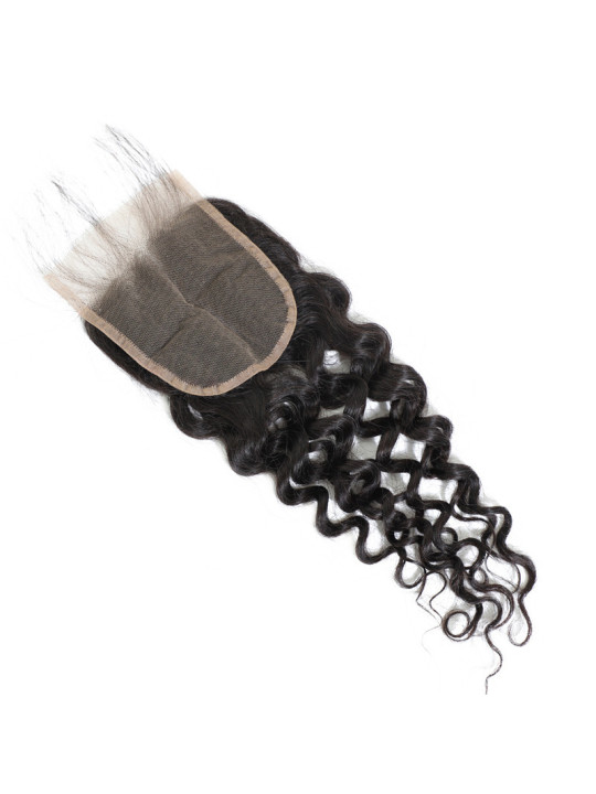Tissage Brésilien Bouclé Avec Closure -100% Cheveux Naturels
