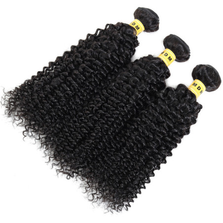 Mèches Kinky Curly Lot 3 - 100% Cheveux Naturels Remy