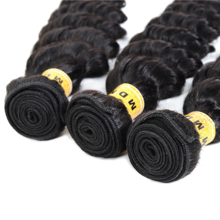 Mèches Deep Wave Lot 3 - 100% Cheveux Naturels Remy